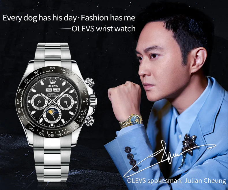 OLEVS 6654 Business Luxury - Mechanical Watch for Men