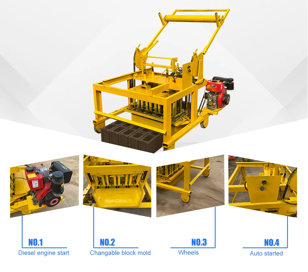 Mobile Concrete Block Making Machine - Efficient & Durable