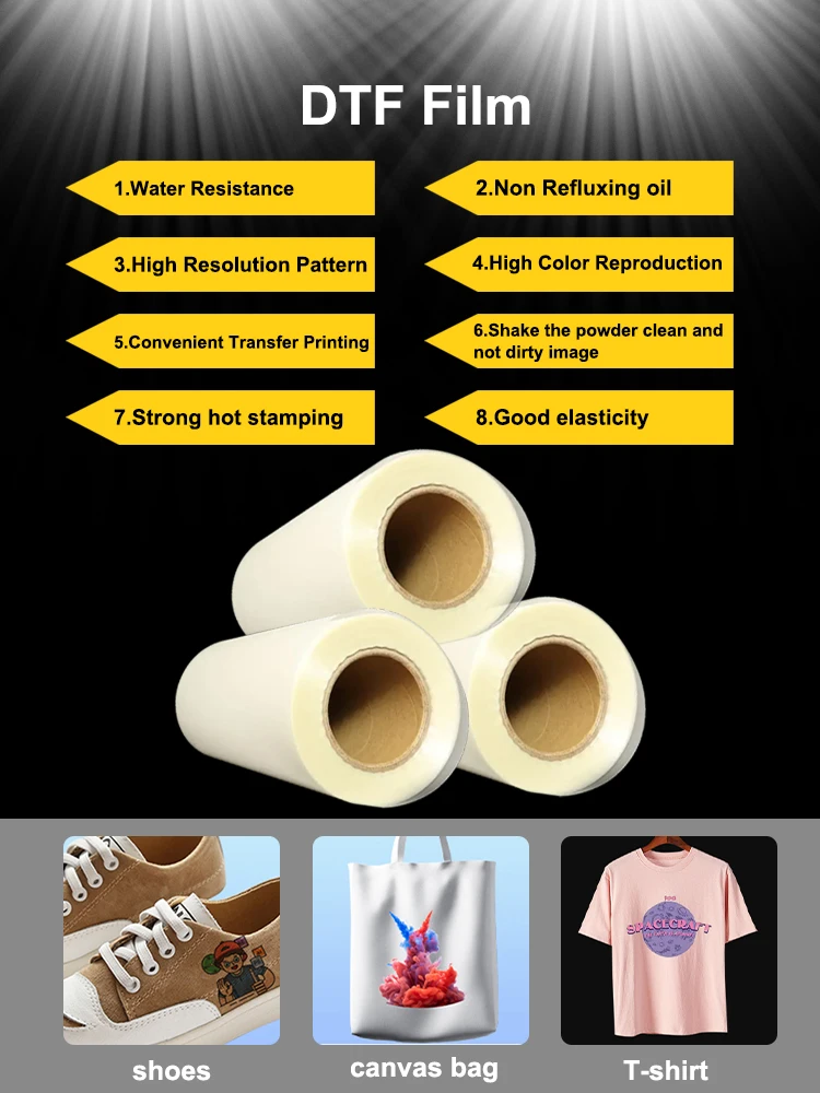 Factory Made DTF Film Printing Hot Cold Peel Double Single Sided ...