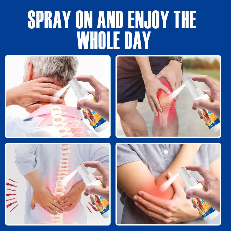 Oem 30ml Knee Joint Pain Relief Spray Cold Compress Lumber Spine Pain ...