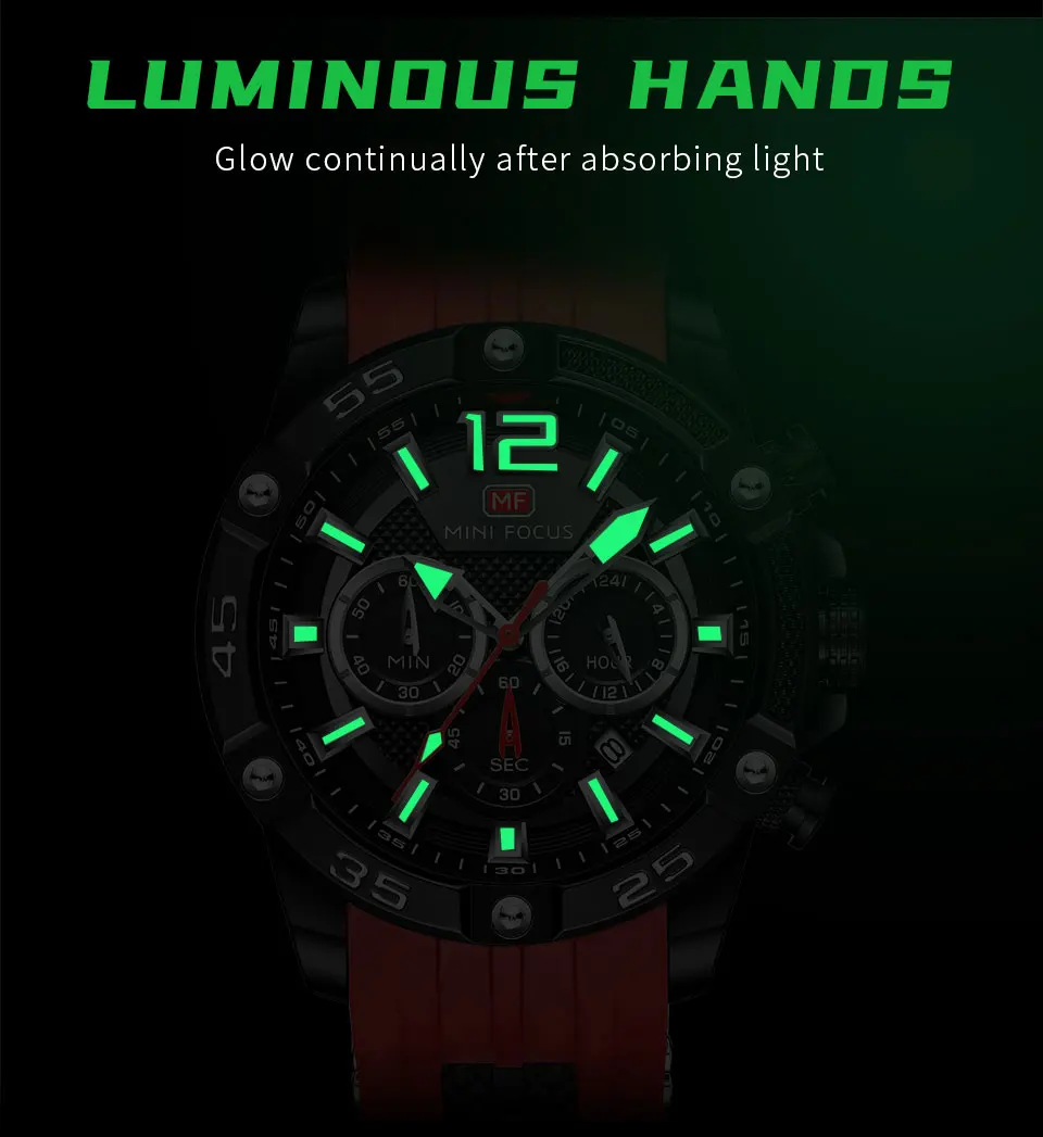 Mini Focus Fashion Men's Watches Top Brand Quartz Watch Waterproof ...