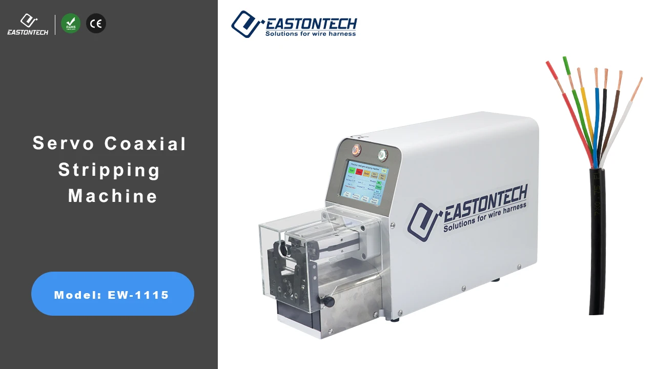 Ew-1115 Semi-automatic Stripping Machine For Coaxial Cable Cs-4855 ...
