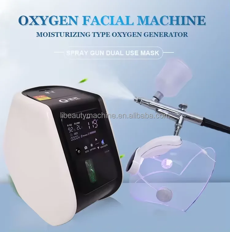 O2toderm Oxygen Facial Machine - Skin Rejuvenation Spray Gun