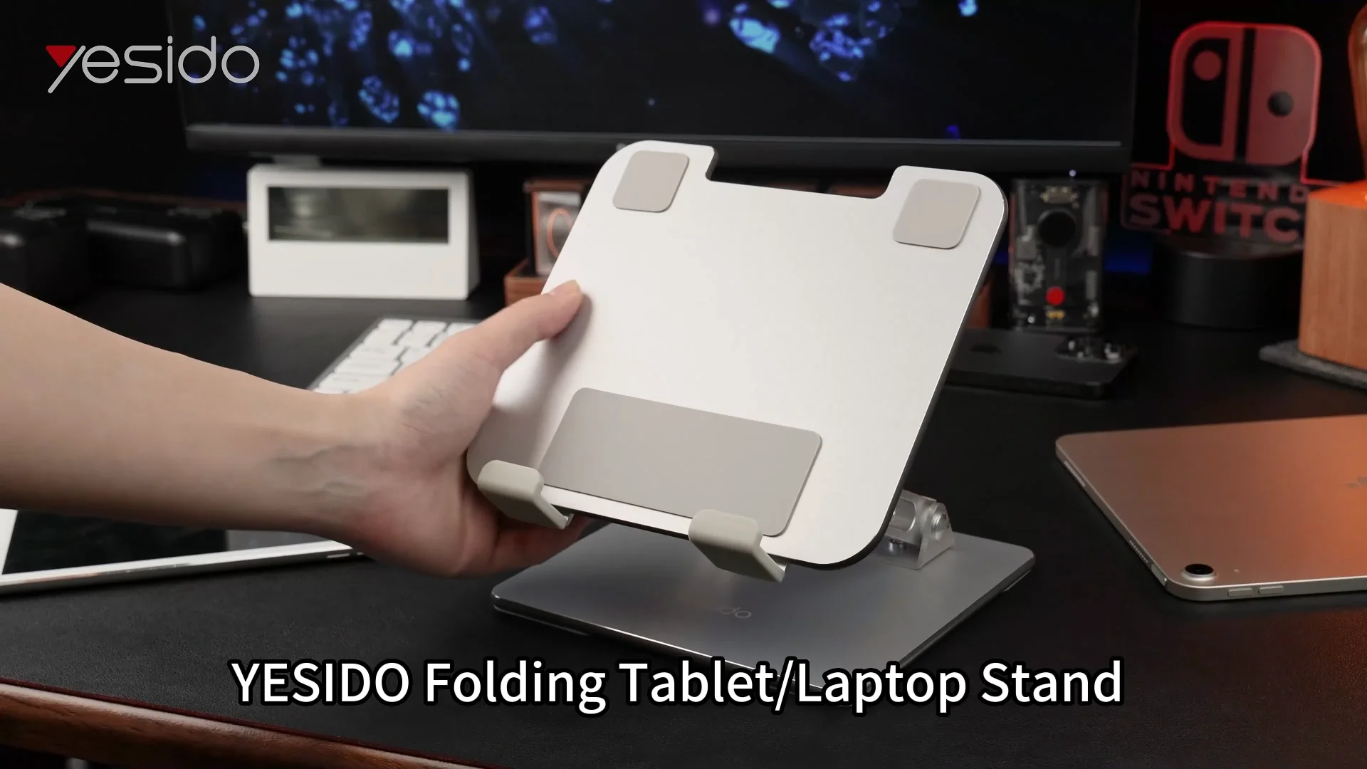 Yesido C185 Adjustable Height Aircooled Foldable Desktop Supporter ...