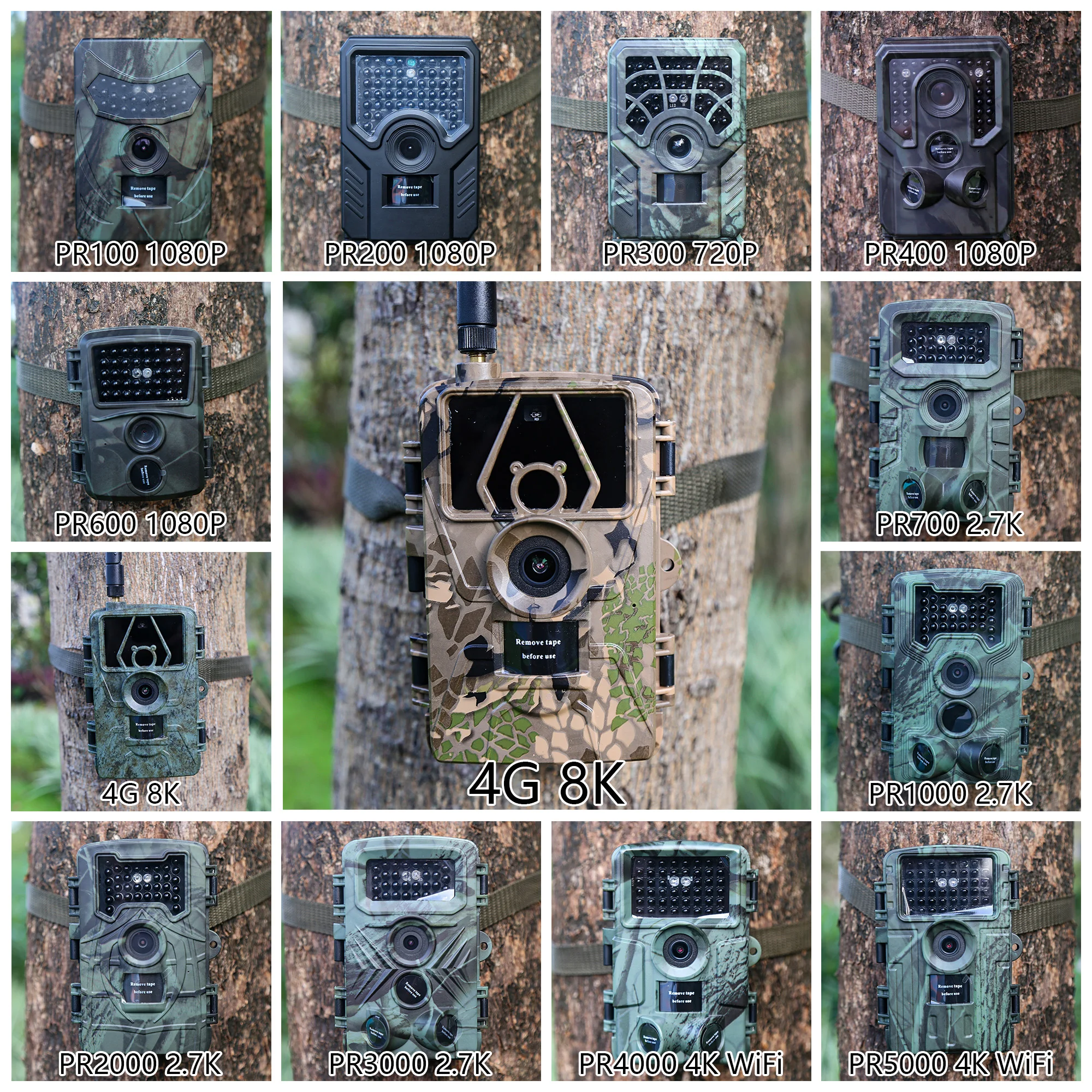 Wildlife Hunting Trail Game Camera Night Vision Black Flash Pr1000 Hd 2 ...