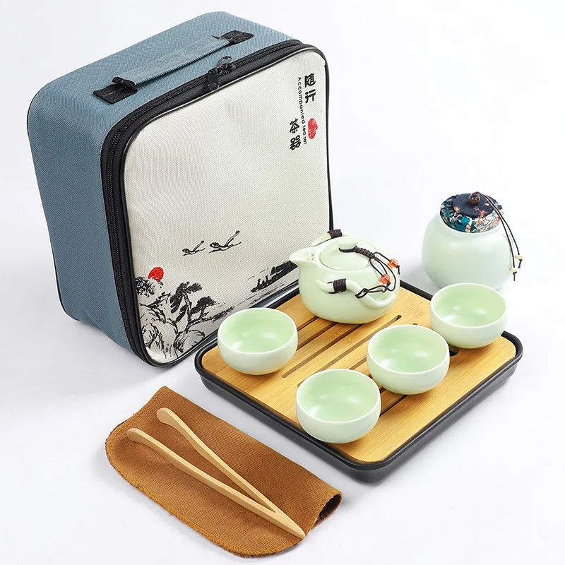 Home & Living Porcelain Travel Tea Set Tea Makers etna.com.pe