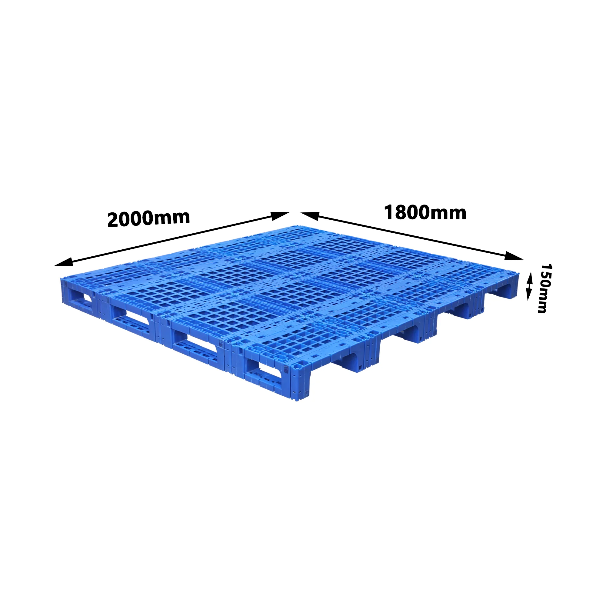 QS Export Stackable 2000*1800*150mm Plastic Pallets Injection Heavy ...