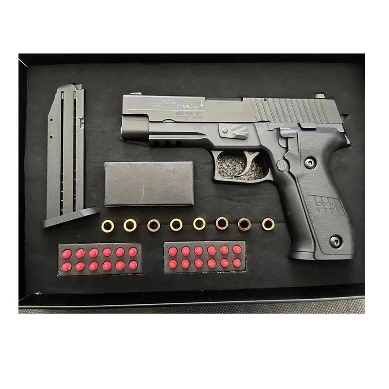 P226 Metal Sponge Safety Soft Bullet Toy Gun - Buy Bullet Gun For Kids ...