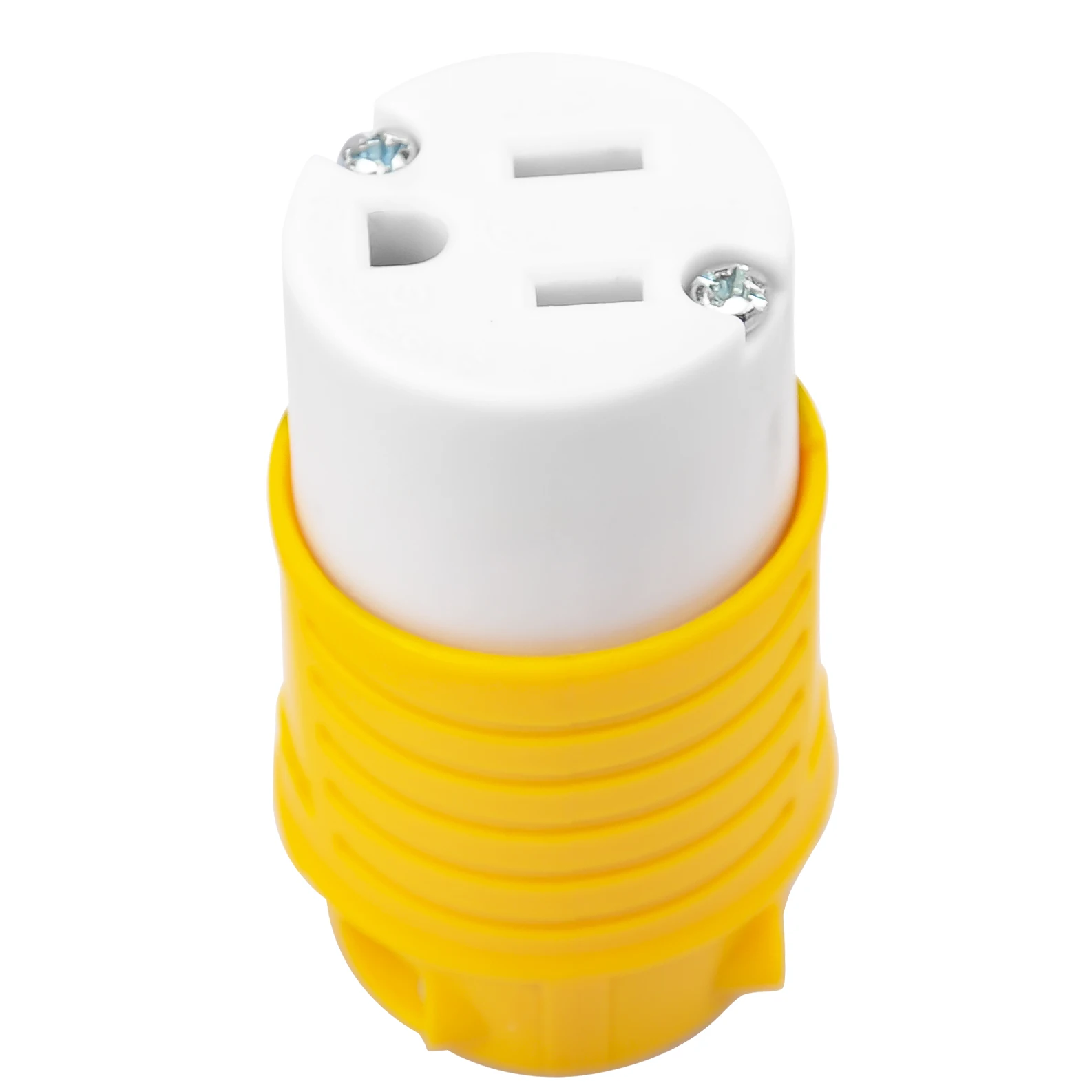 3 Prong Female Connector Electrical Replacement Straight Blade Plug 15a ...