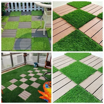 Artificial Grass Turf Tile Artificial Turf Tiles,30x30cm,3cm Tall ...