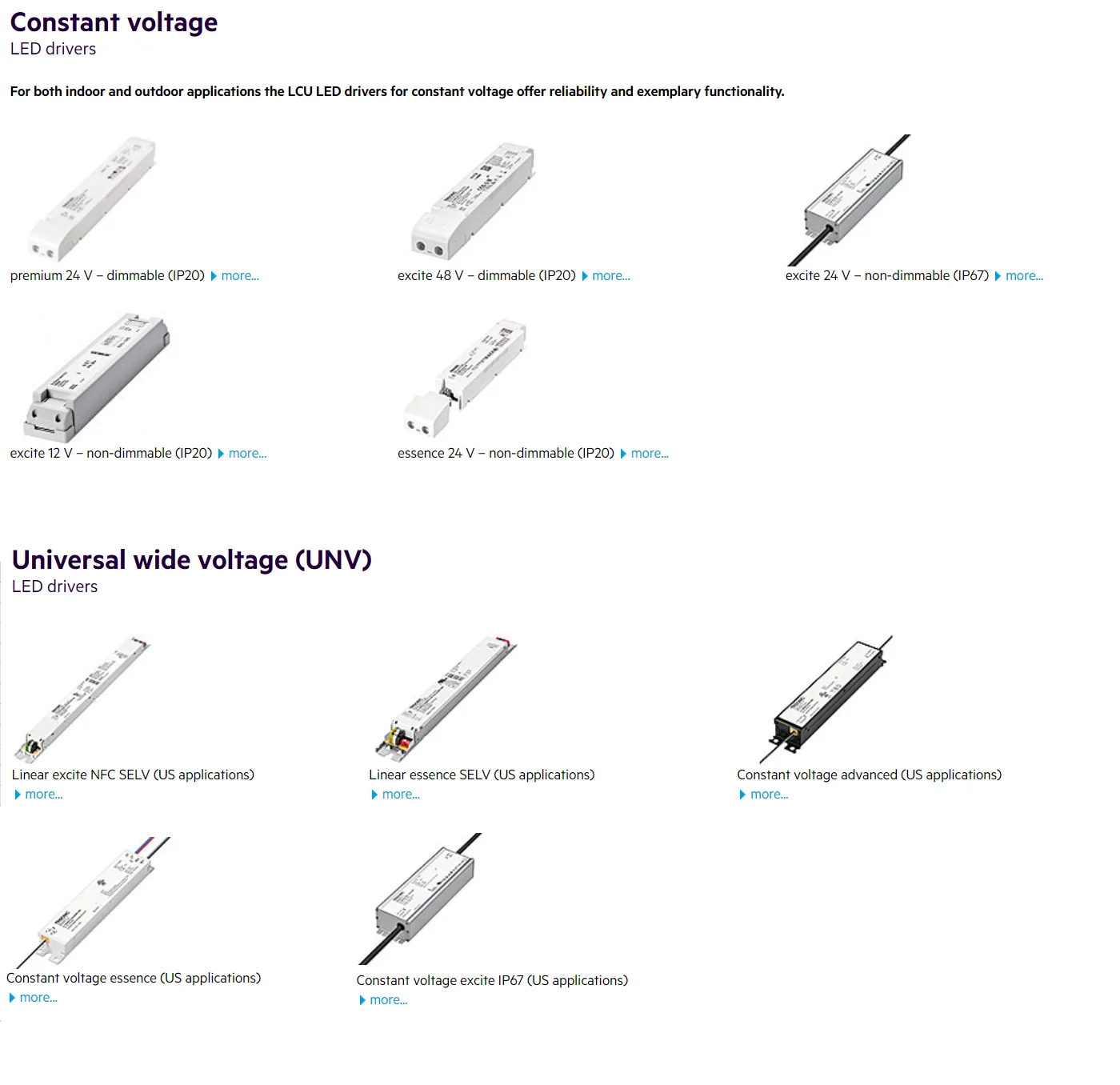Tridonic Led Driver Dali Sc Pre Dimmable Constant Current Led Driver ...