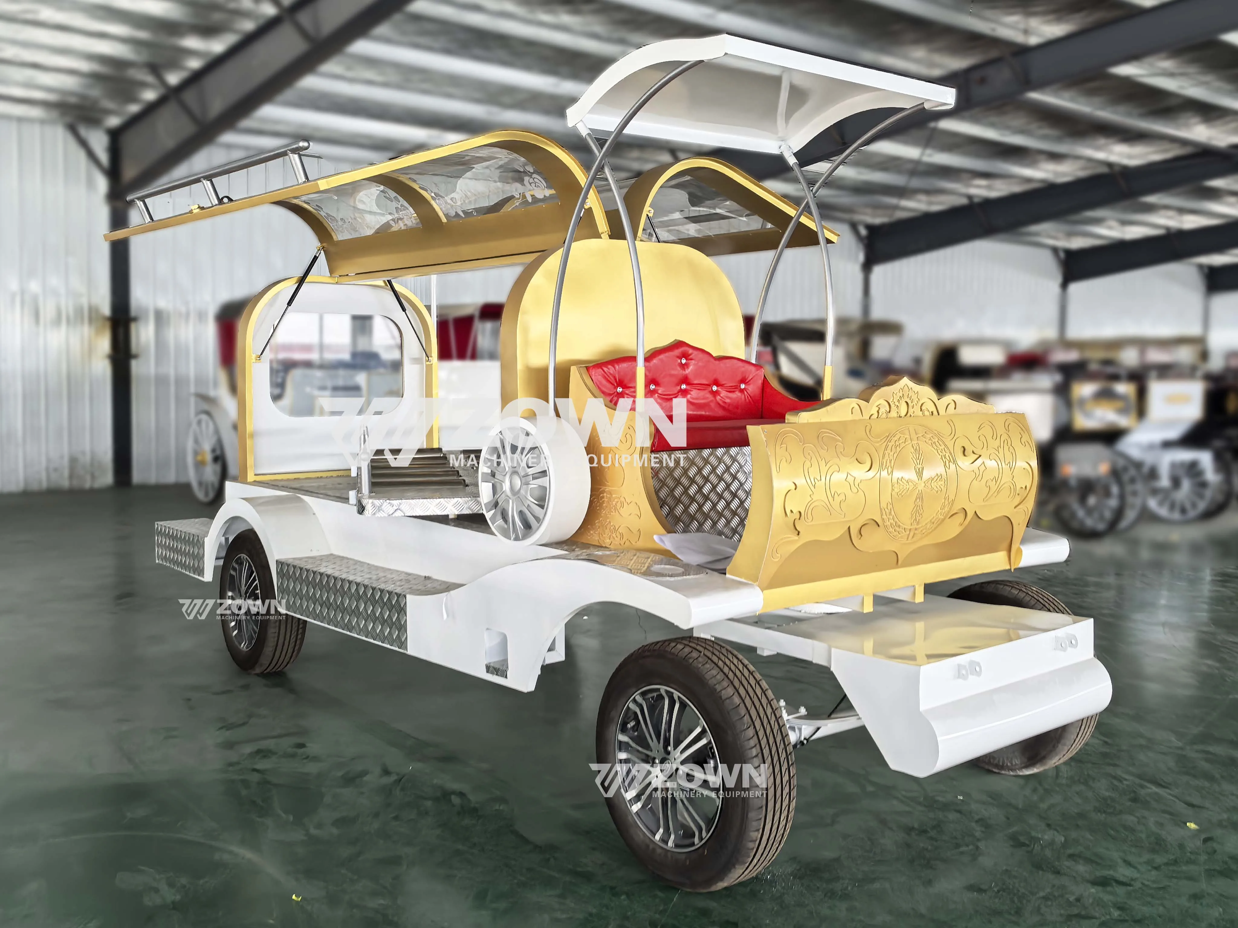 Professional Manufacturer Classic Chariot Coffin Electric 4-Wheel Retro ...