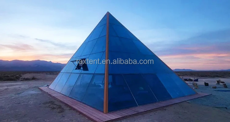 Glass Pyramid Tent for Glamping - Luxury Hotel Upgrade