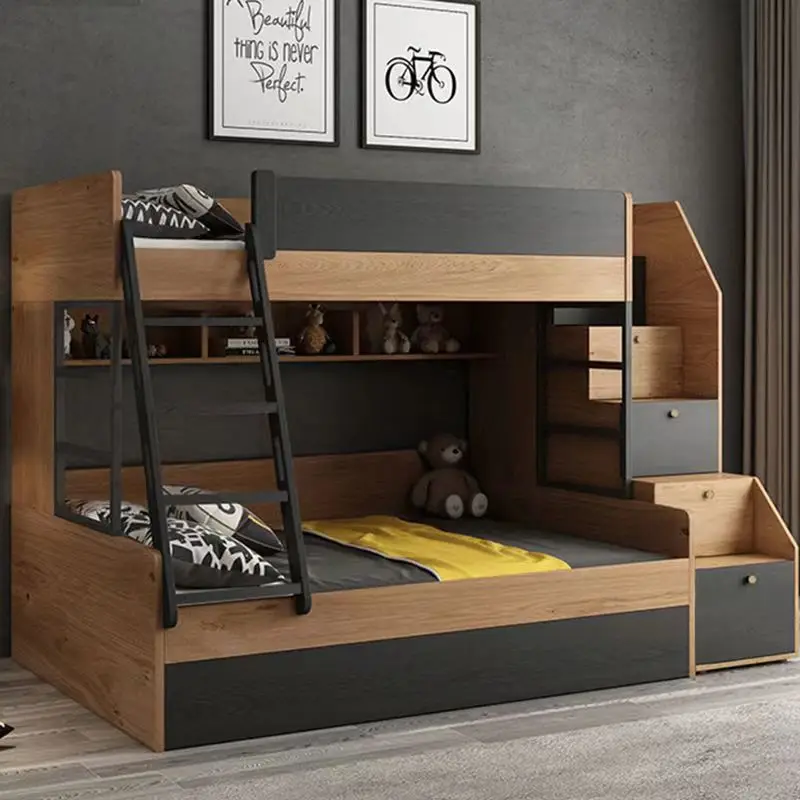 Kainice Children Bedroom Furniture Wood And Mdf Bunk Bed Camas De ...