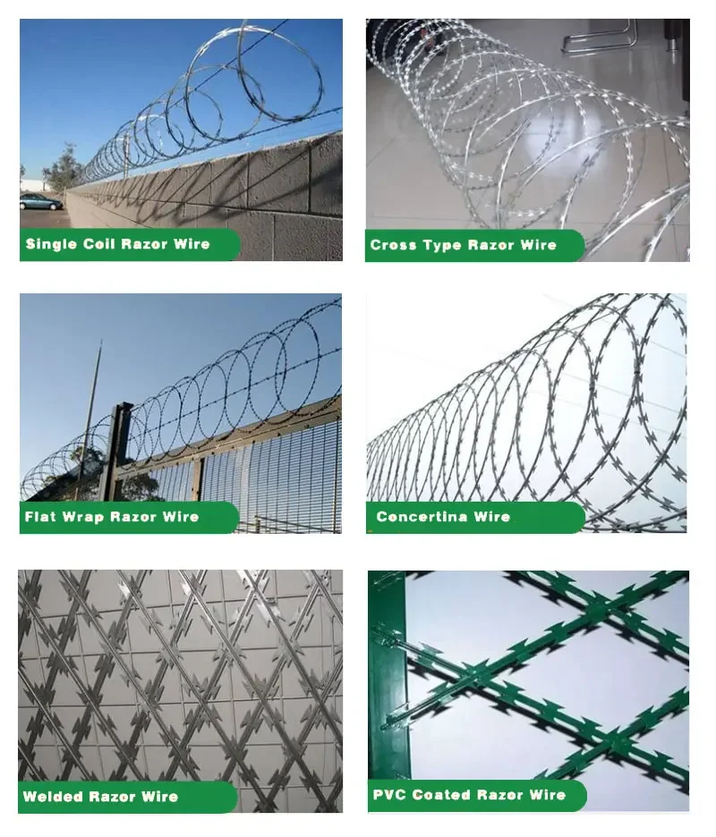 Good Prices Prison Mesh Fence Hot Dipped Galvanized Concertina Double ...