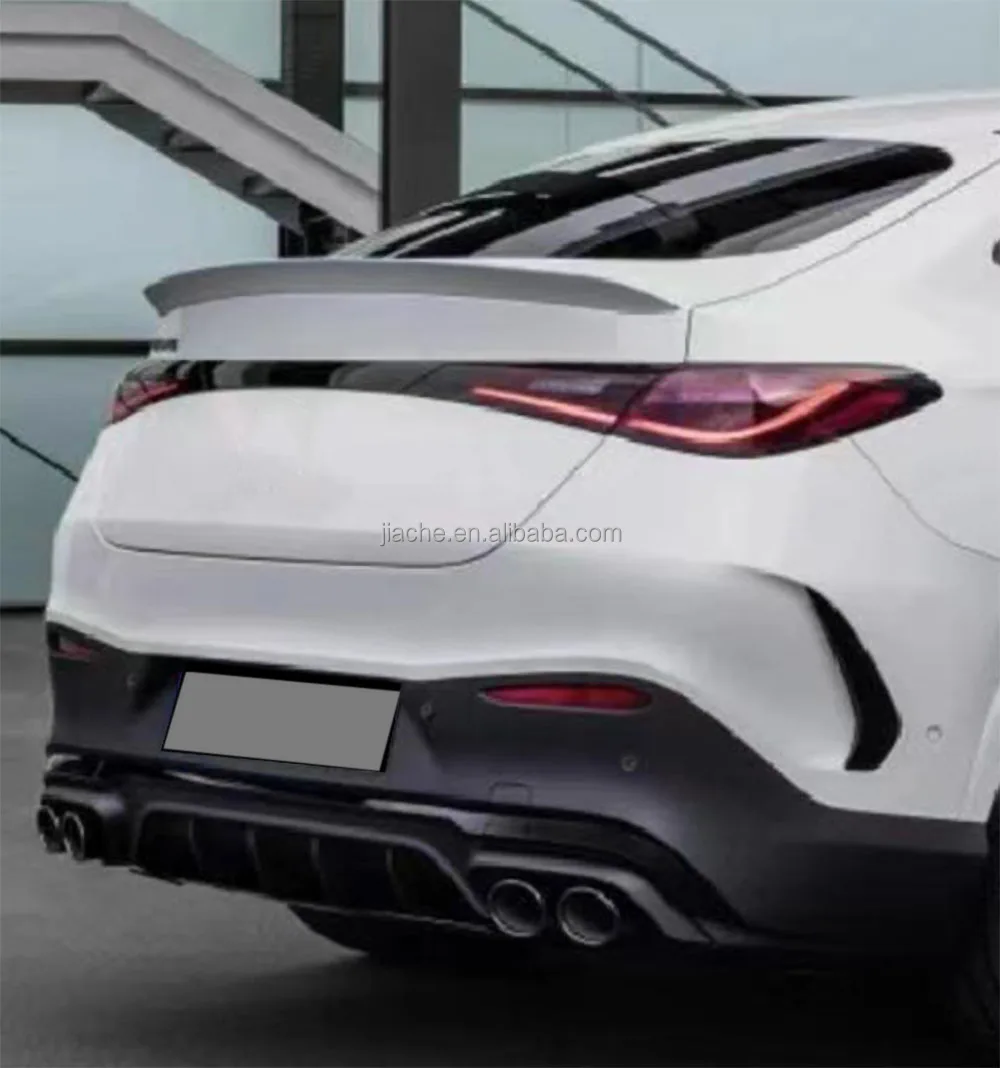 Alibaba.com: ABS Car Rear Bumper Lip Diffuser with Circular Exhaust ...