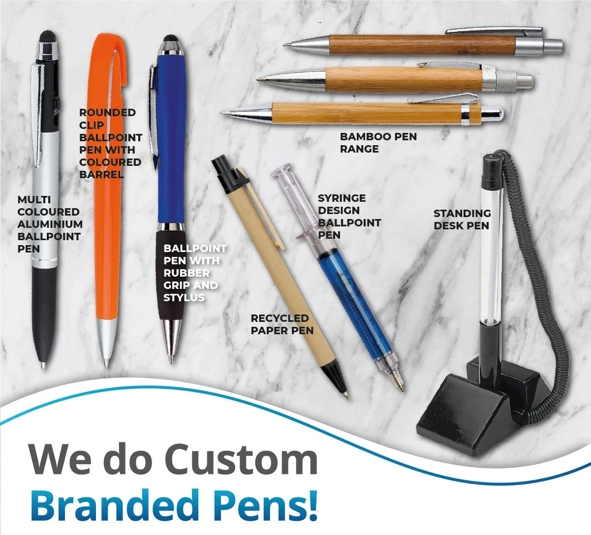 Hot Selling Wholesale Plastic Gel Pen Custom Logo Printed Ballpoint Pen ...