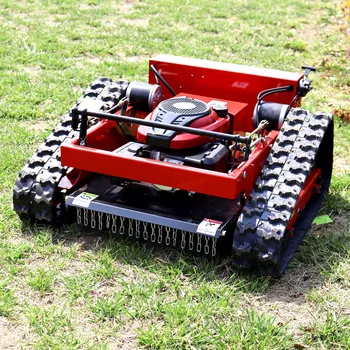 Mowers Rc Slope Lawn Mower Tracked All Terrain Remote Control Robot ...