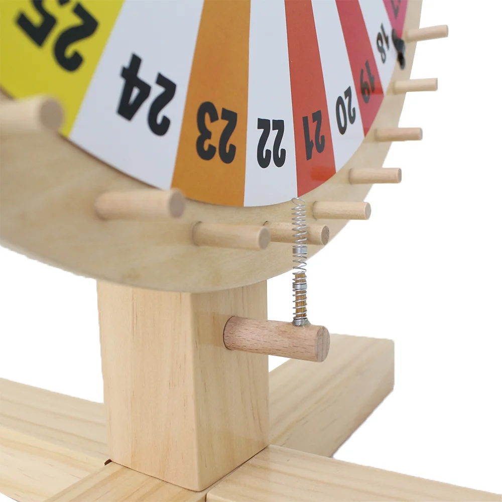 14" Prize Wheel - Editable Color Wheel for Carnival Games