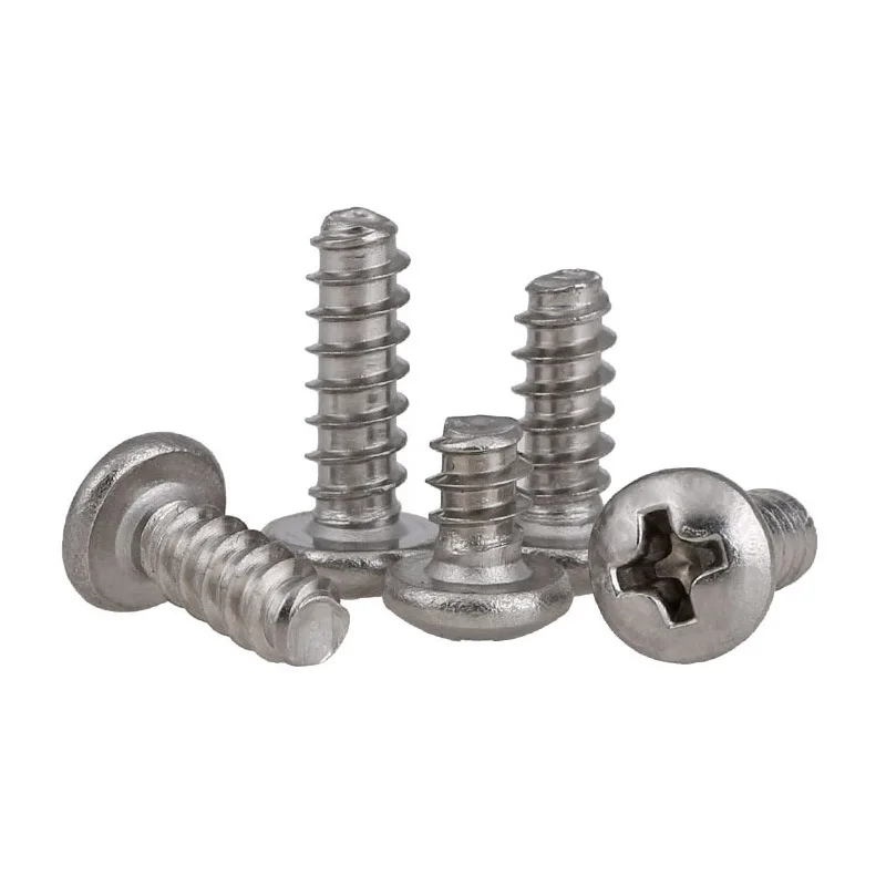 304 Stainless Steel Round Head Internal Plum Blossom Groove Flat Tail ...