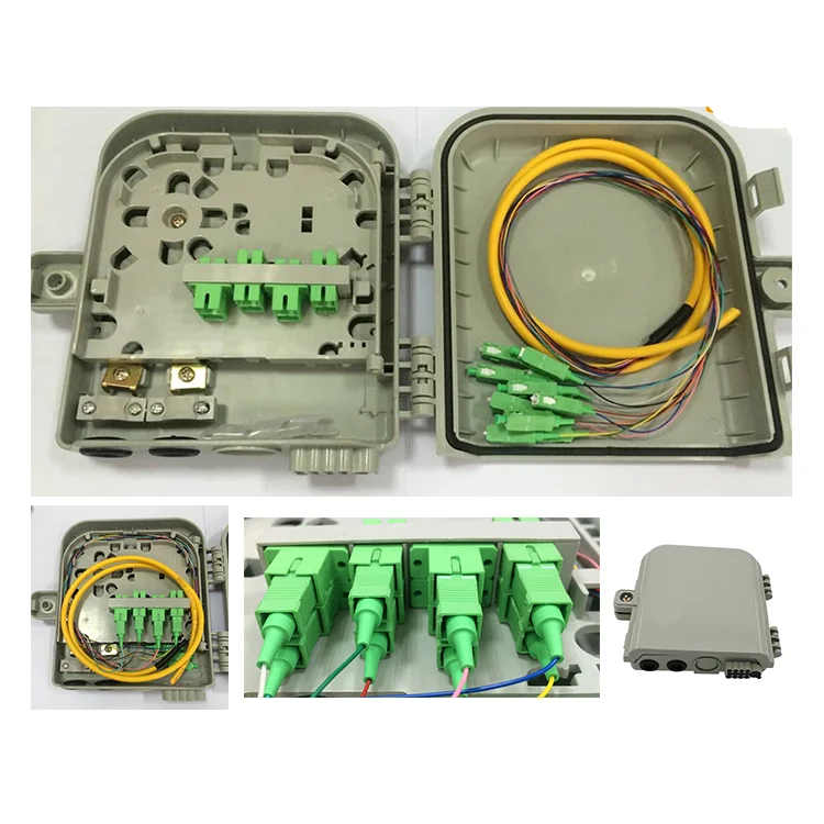1x8 Cajas Nap Ip65 Ftth Odb Fdb Terminal Box Fiber Optic Distribution ...