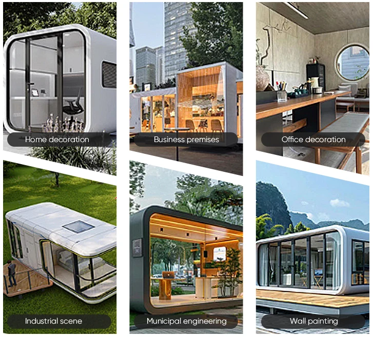 Apple Cabin Home - Luxury Mini House for Villa Office Use