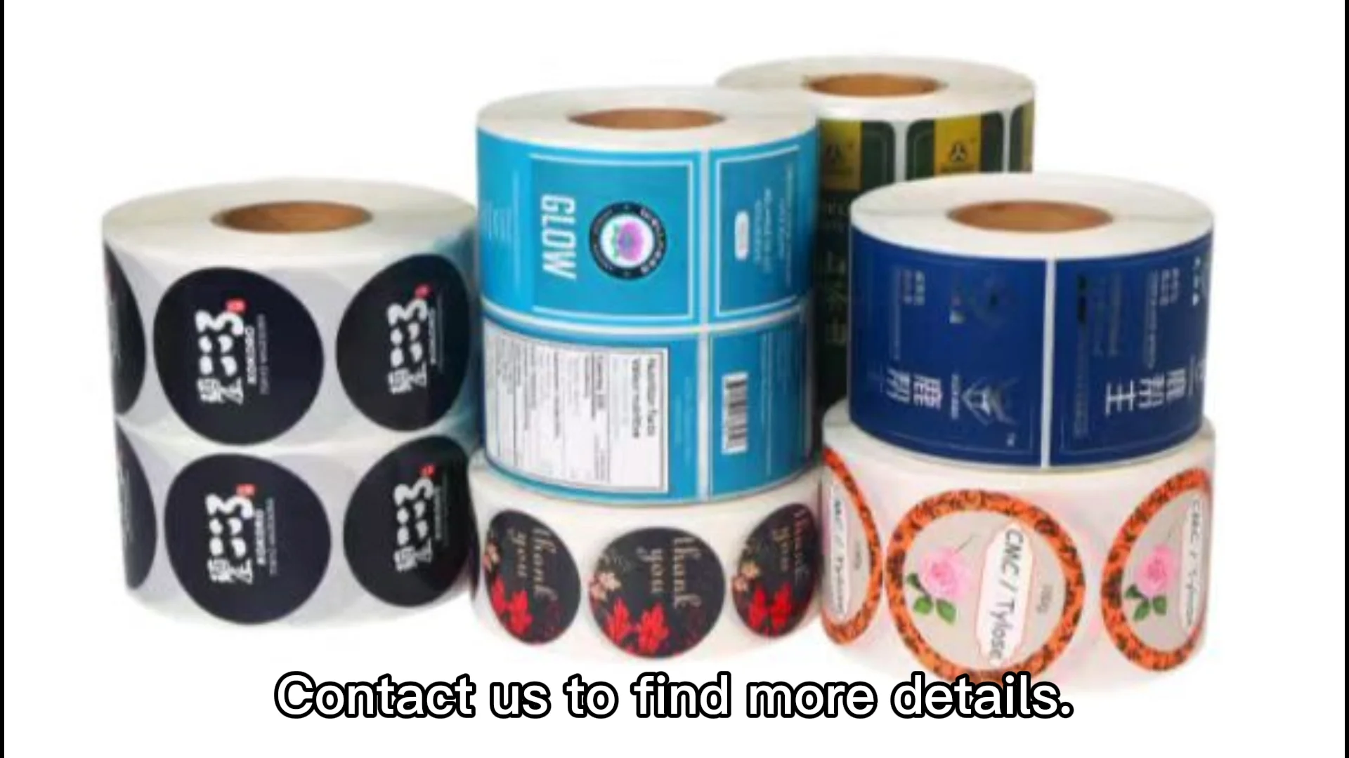 Custom Package Label Material Art Paper Reuse Thermal Label Sticker ...