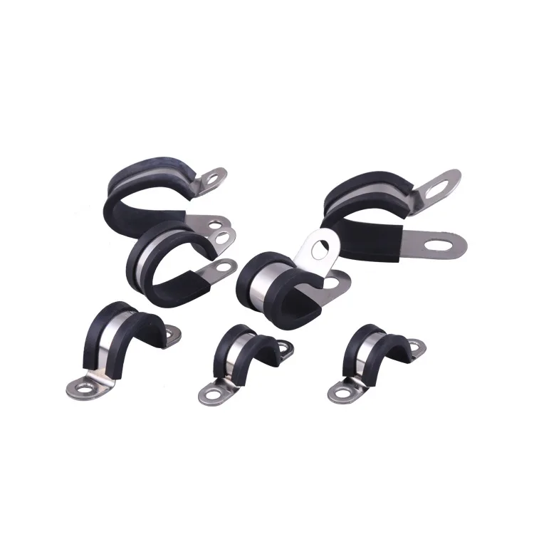 Quick Release Pipe Clamp With Rubber Lining Covered Rubber Lined Steel ...