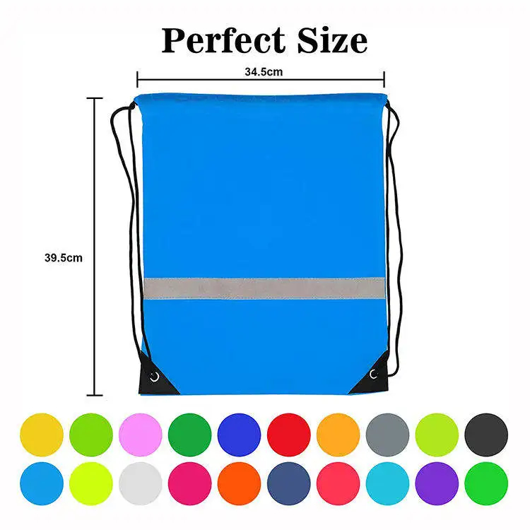 Customized Professional Oxford Polyester Drawstring Backpack With ...