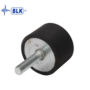 Cylindrical Vibration Isolators Anti Vibration Rubber Mount Radiator ...