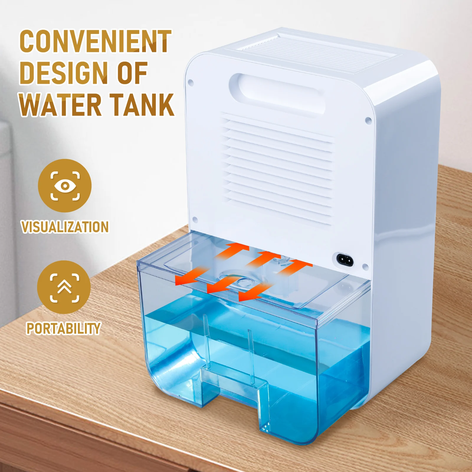 Mini Portable Dehumidifier - Efficient Moisture Control