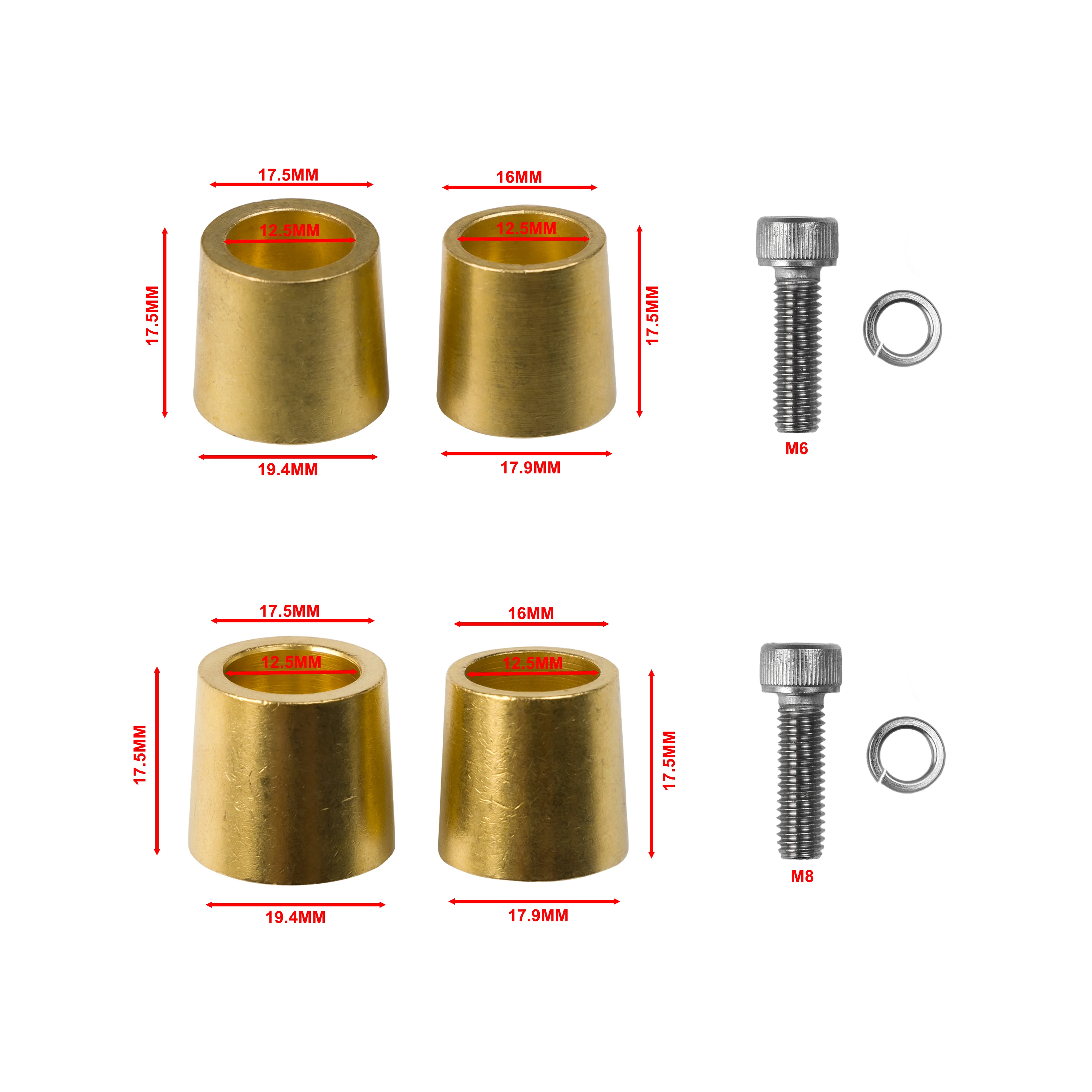 Heavy Duty M6 M8 M10 Auto Car Front H59 Brass Battery Terminals
