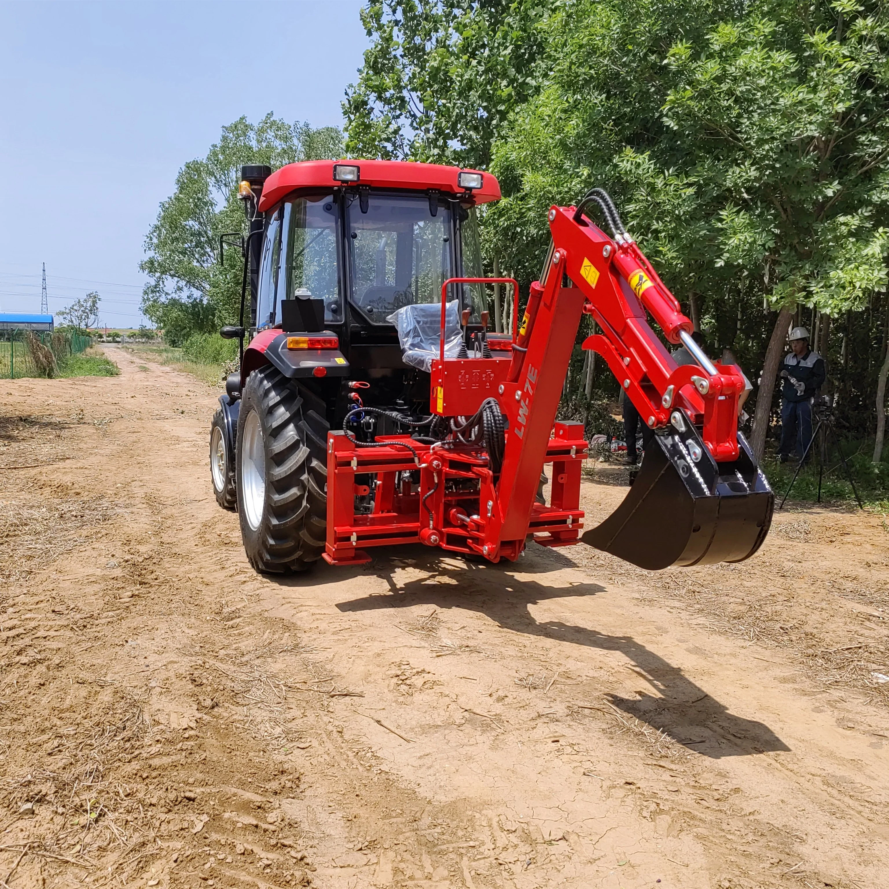 Compact Tractor Mounted Backhoe for Kubota & YTO Tractors