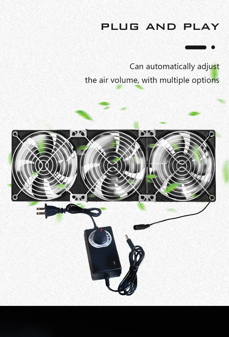 120mm Server Rack Ventilation Fan - Efficient Cooling