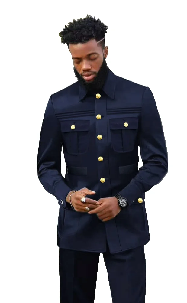 High Quality African Men Suits Africa Two-piece Suit Men's Fashion ...