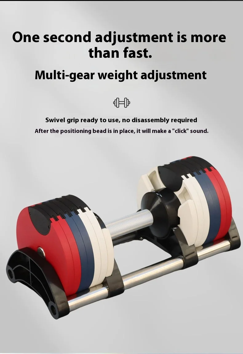 Ready-made 40 Kg Custom Adjustable Dumbbells for Gym Fitness