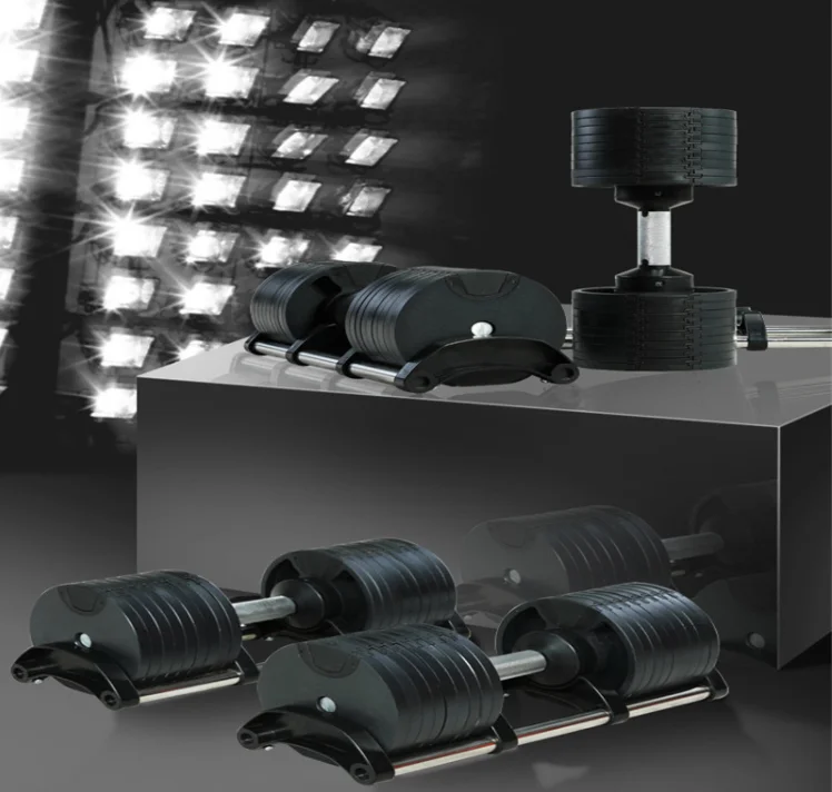 Adjustable Dumbbell with Stand - 32kg Multi Weight Dumbbell