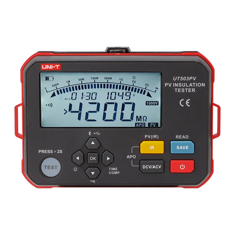Uni-t Ut503pv Pv Insulation Tester Ac And Dc Voltage Automatic ...