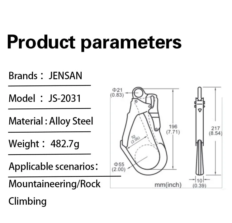 Jensan Custom Full Body Harness Fall Protection 23kn Forged Snap Hook ...