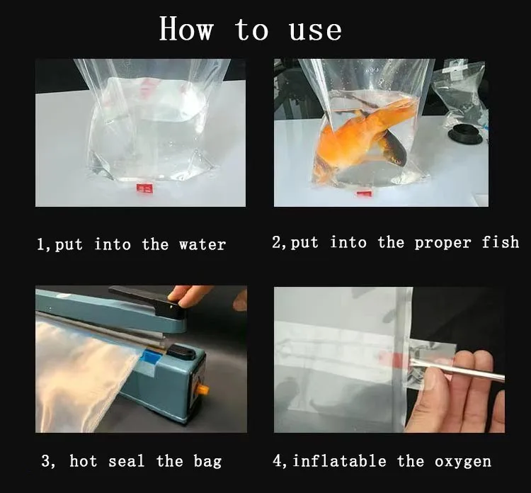 Inflatable Oxygen Bag for Live Fish Transport - Durable & Efficient