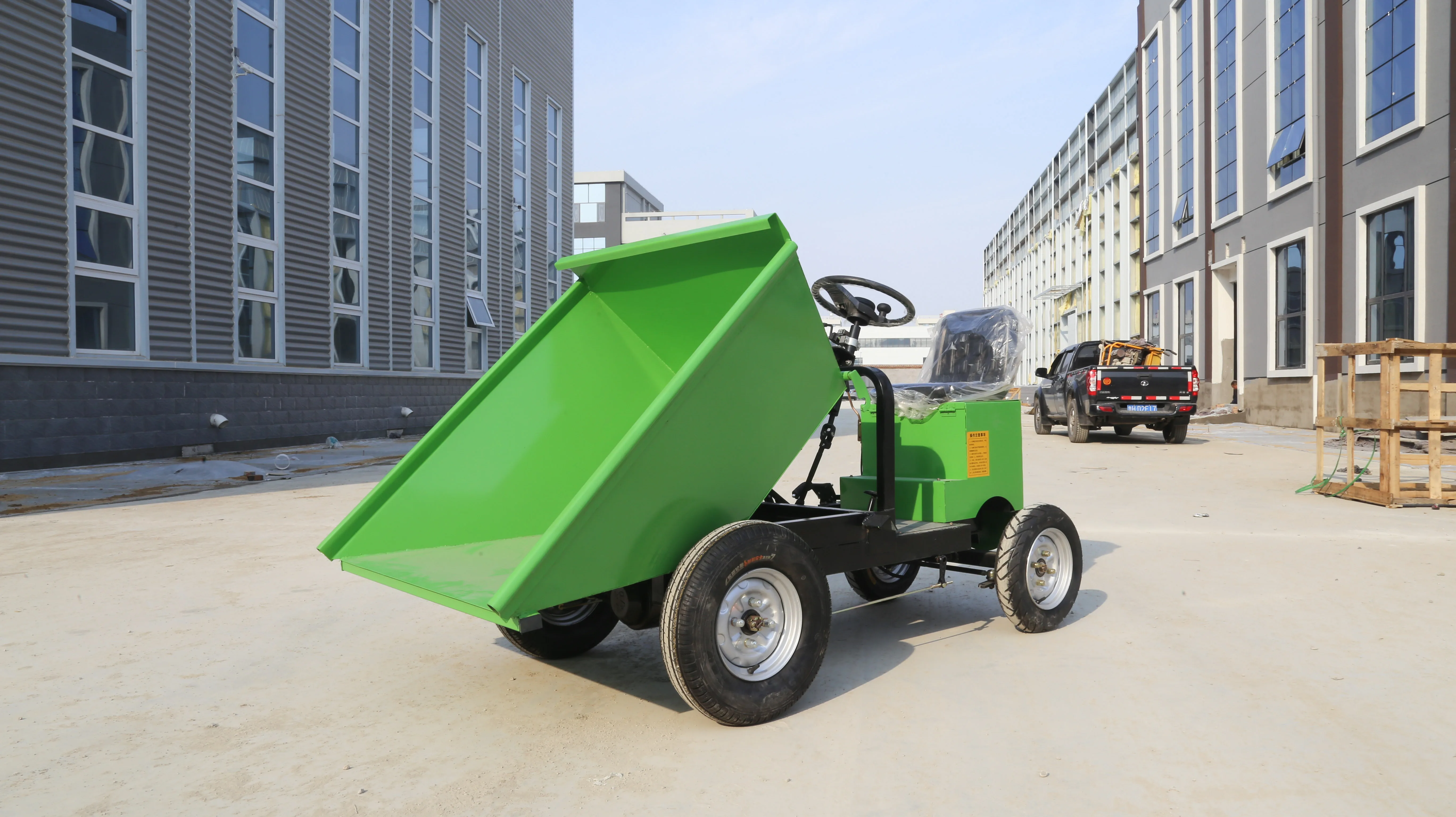 Garden Machinery Mini Dumper 500kg - Electric Crawler Loader