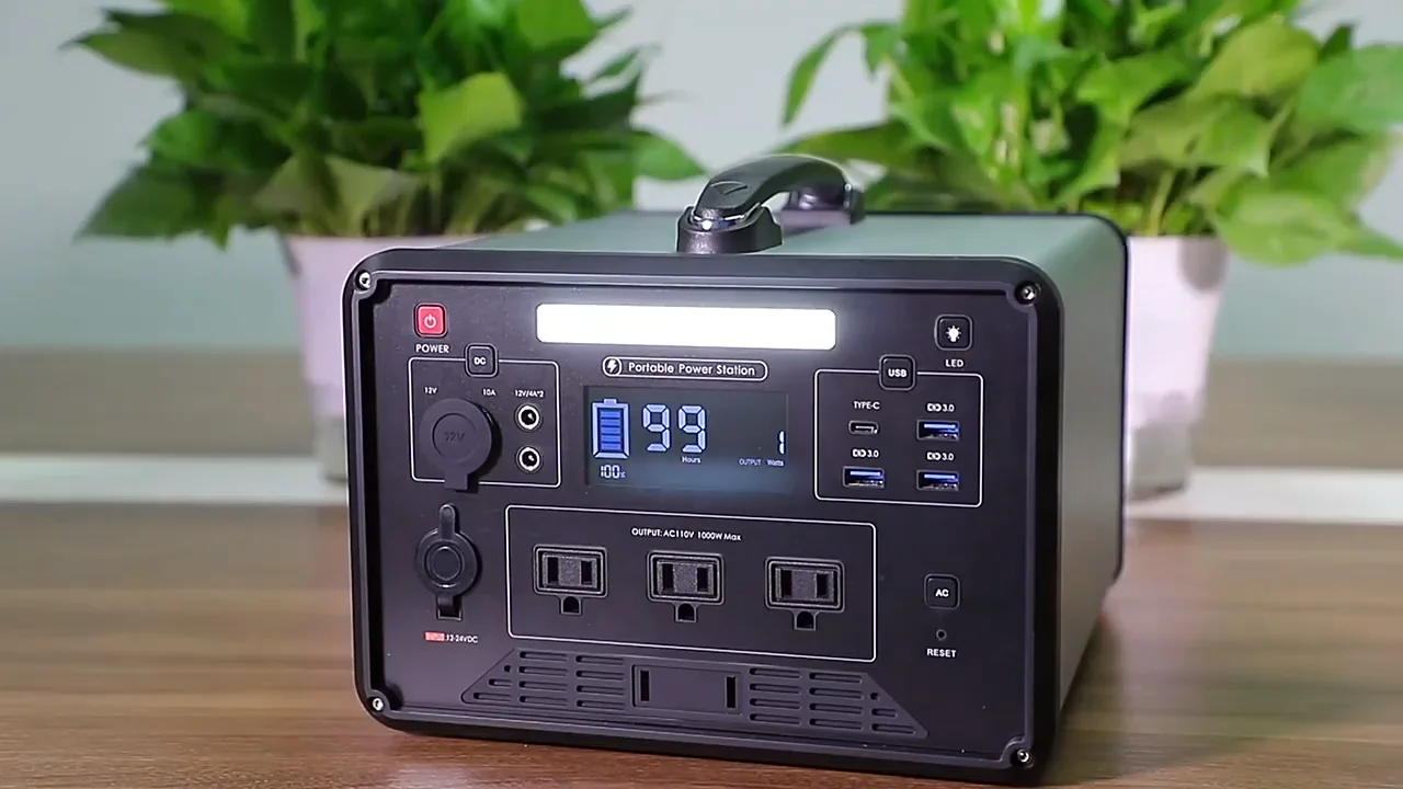 Portable Powerstation 1000w Mini Electric Usb Solare 1kw Portable Solar ...