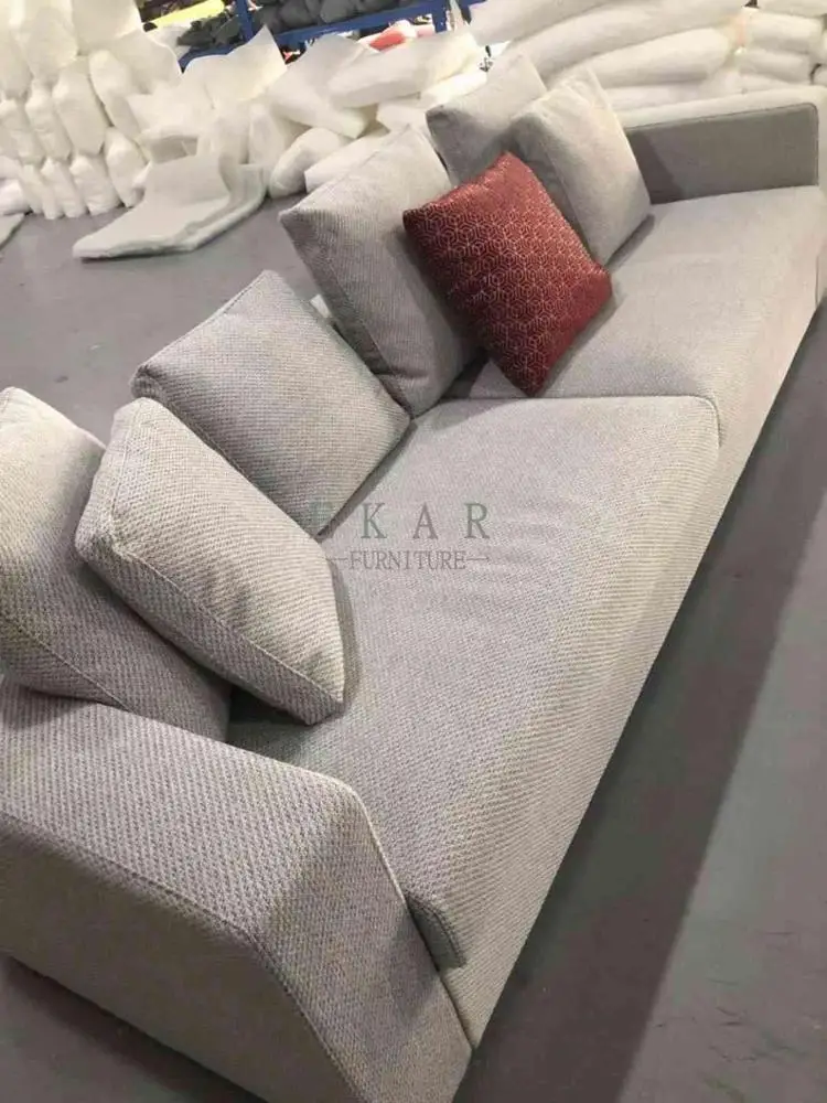 Modern Italian Design Fabric Linen Couch for Living Room