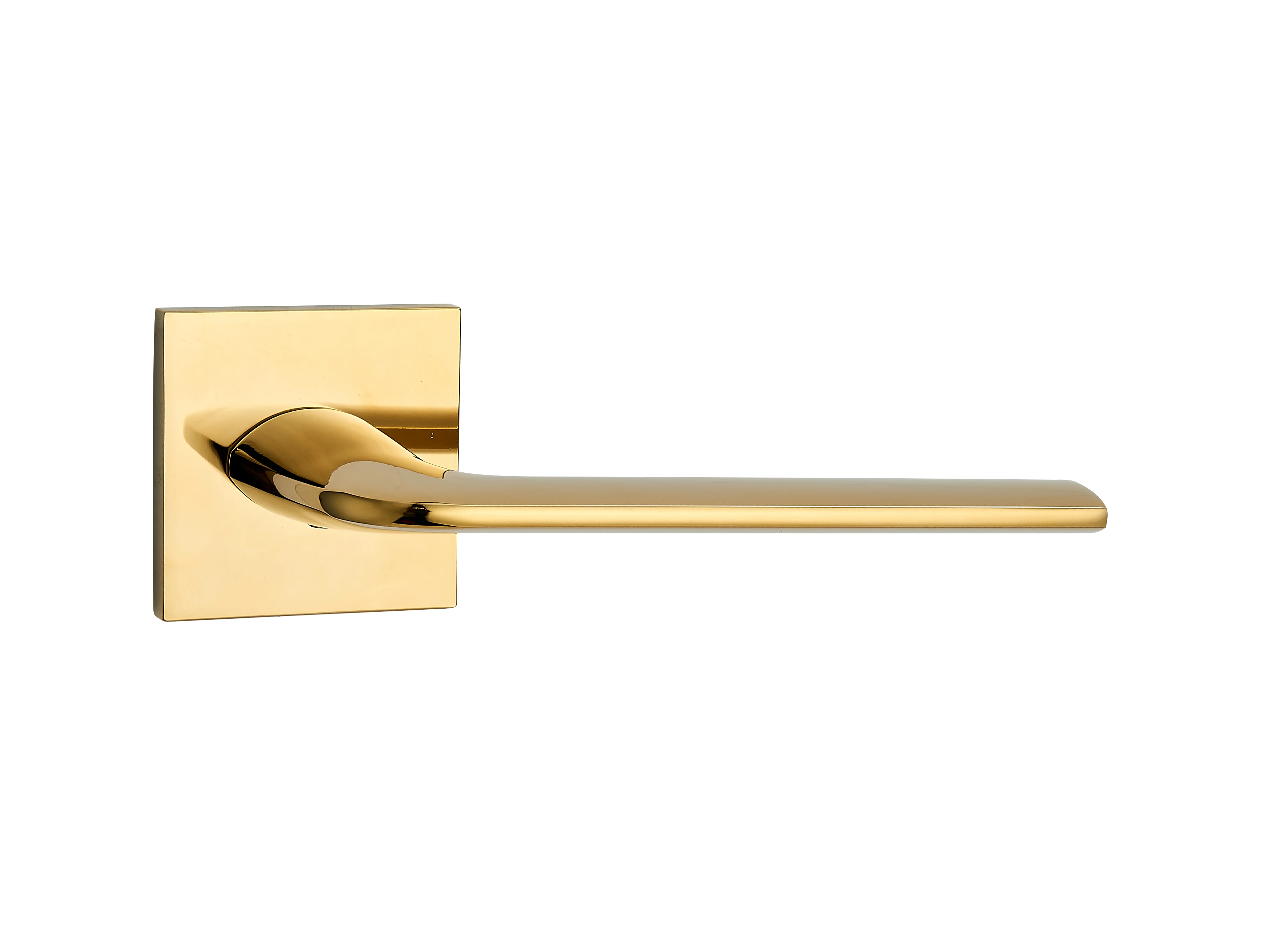 European Style High-quality Gold Minimalist Bedroom Wooden Door Handle ...