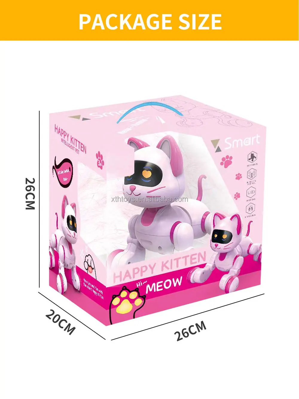 Smart Remote Control Cute Cat Robot Electronic Toy Kids Intelligent ...