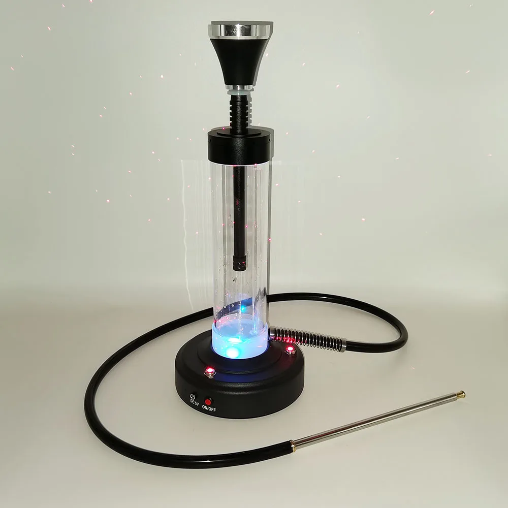 Wholesale Single Hose Hookah Set with LED Light Laser Base