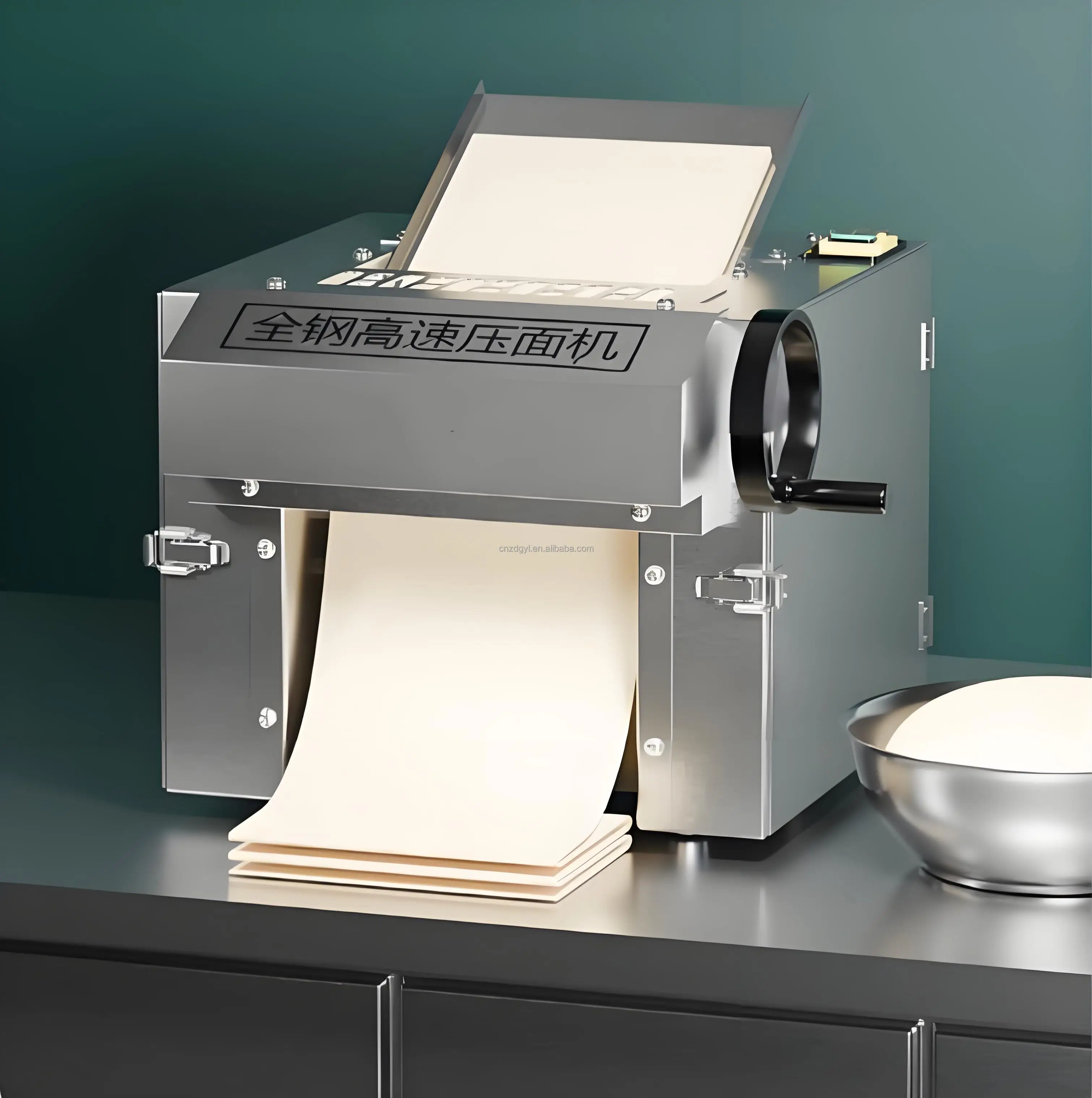 Fully Automatic Electric Bench Top Dough Sheeter Factory Outlet Dough ...