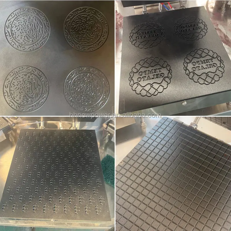 Biskut Wafer Mesin Wafer Cookies Kuih Kapit Making Machine Communion ...