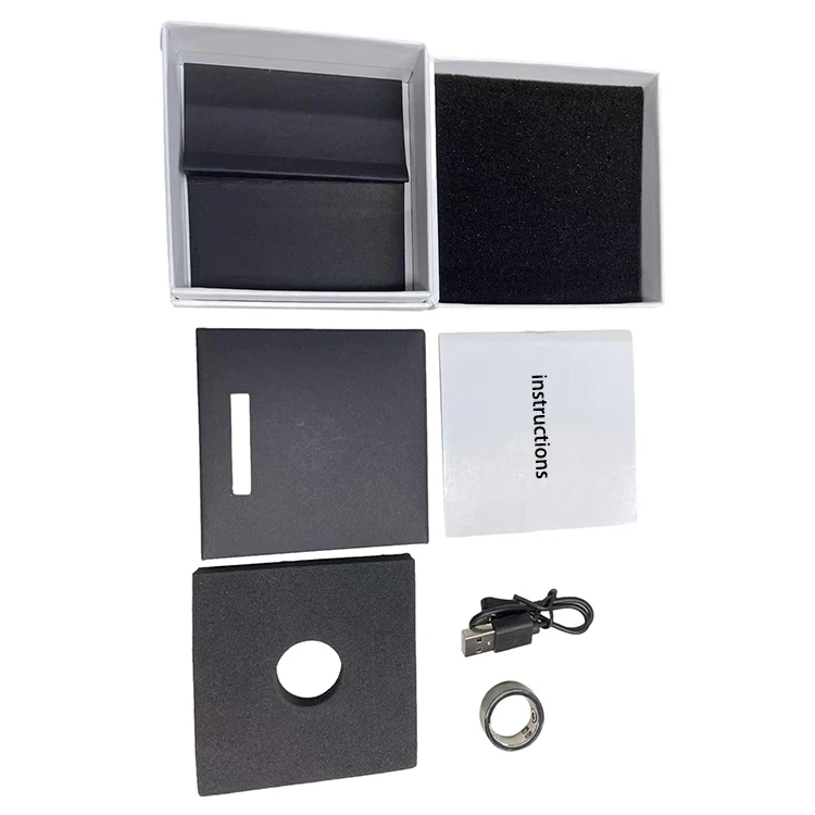 Smart Health Rings Magnetic Charging Blood Oxygen Heart Rate And Sleep ...