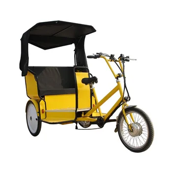 Electric Bicycle 24inch Ebike Solar Rickshaw Electric Pedicab Trailer ...